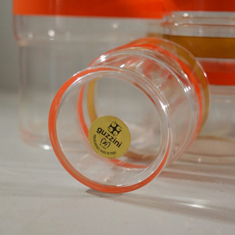 Vintage Guzzini Acrylic Pitcher & Tumblers -Rent Only- MODERNON - A ...