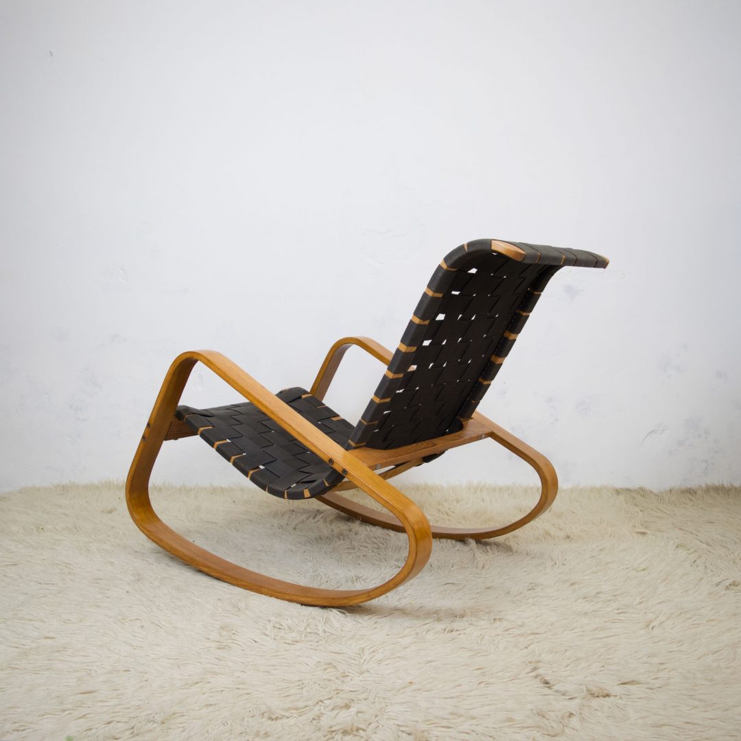 Dondolo Rocking Chair By Luigi Crassevig For Crassevig, 1970s -Rent ...