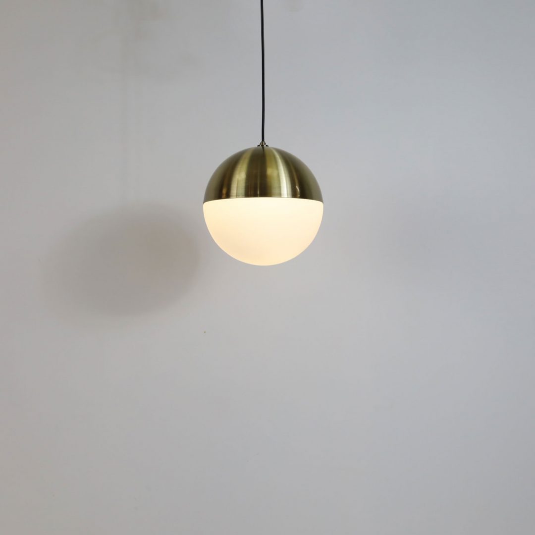Modern Pendant Light -Gold Sphere - MODERNON - A Retrosexual Movement