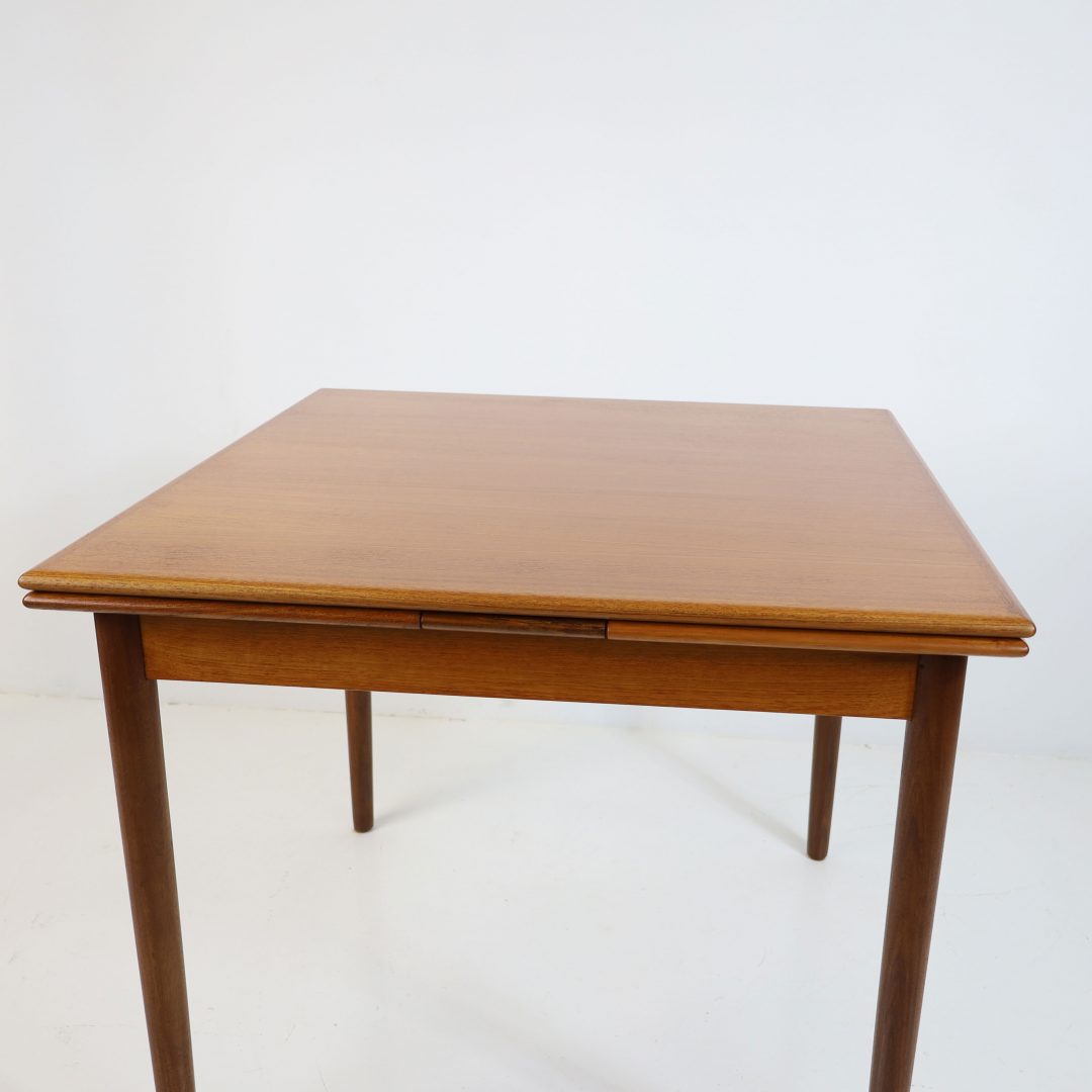 Danish Extendable Square Teak Dining Table - MODERNON - A Retrosexual ...