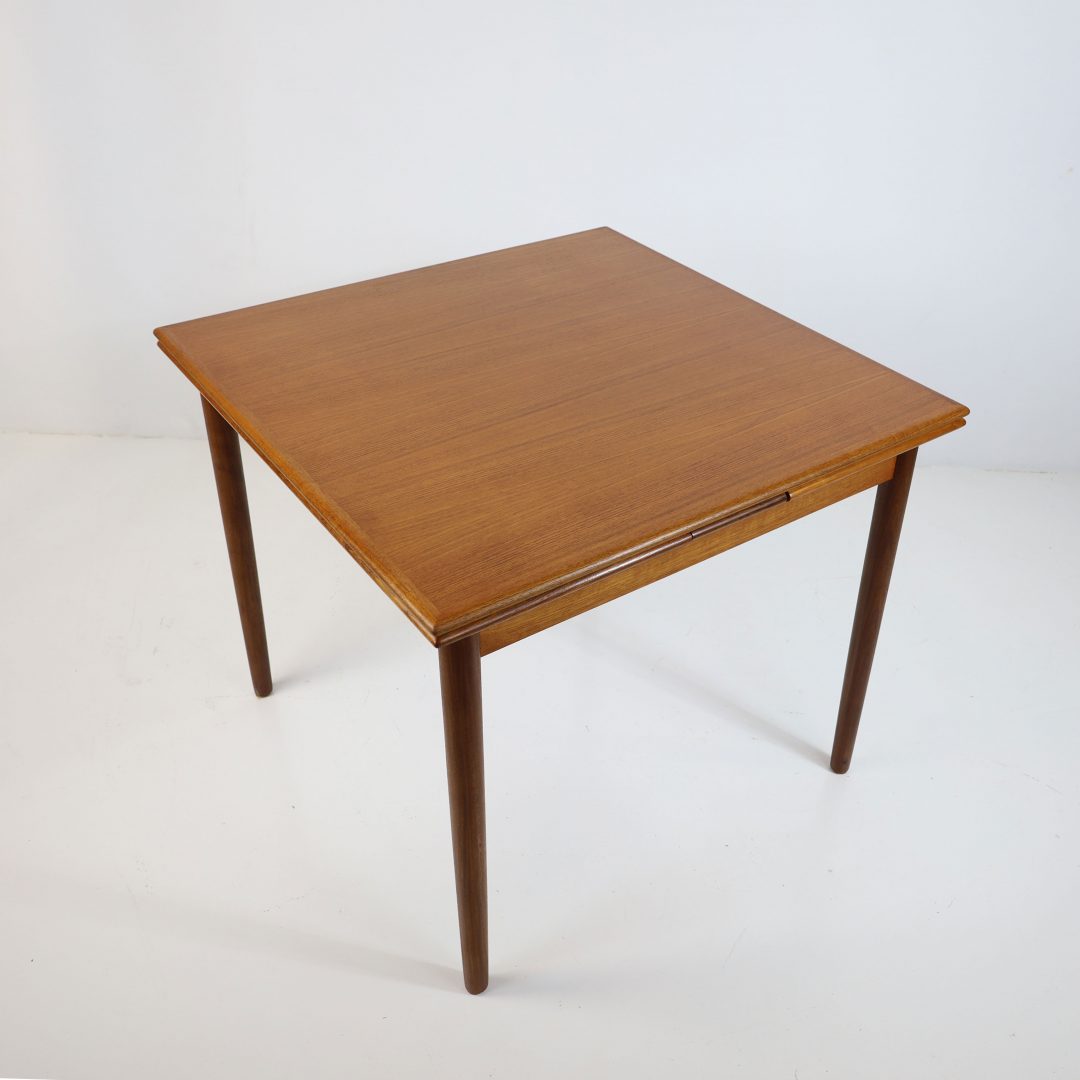 Danish Extendable Square Teak Dining Table - MODERNON - A Retrosexual ...