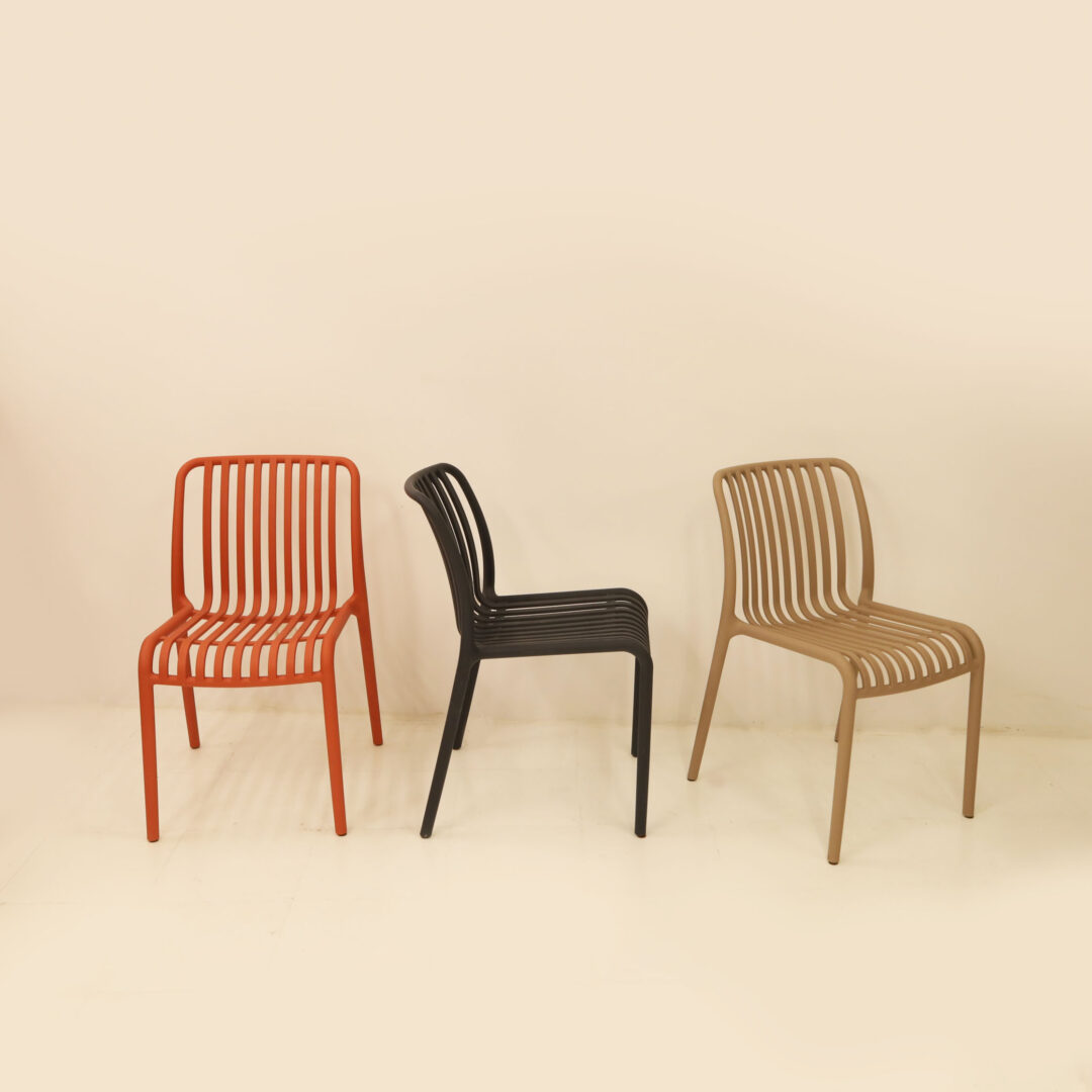 Ribbed Contour Chair -Latte - MODERNON - A Retrosexual Movement