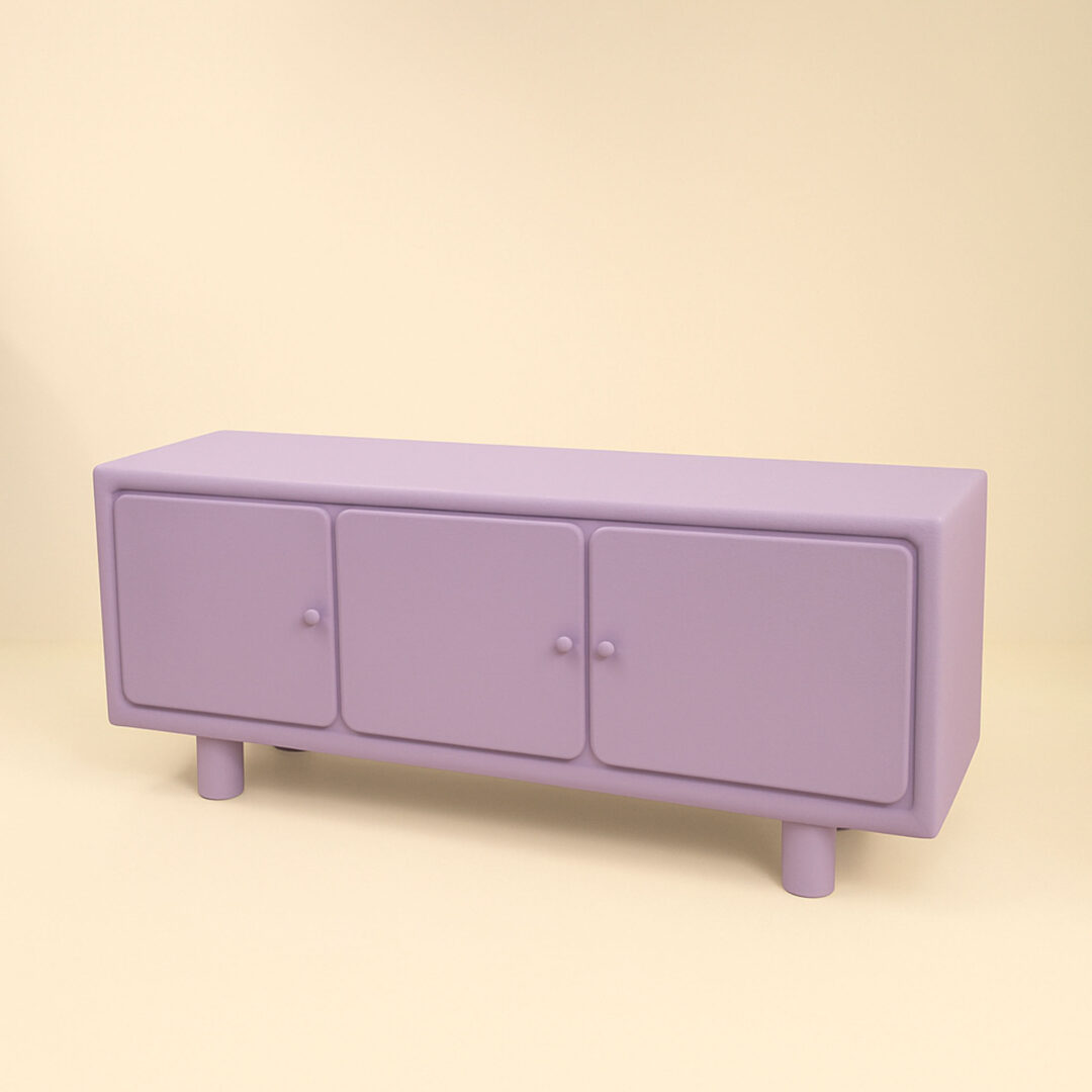 Volume Lilac Sideboard - MODERNON - A Retrosexual Movement